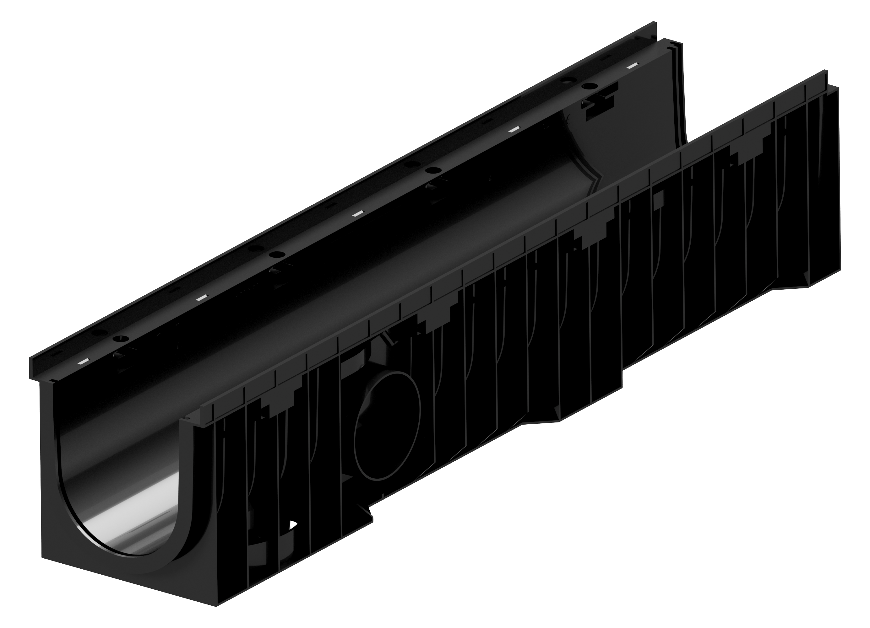 MUFLE VIP, drainage channels