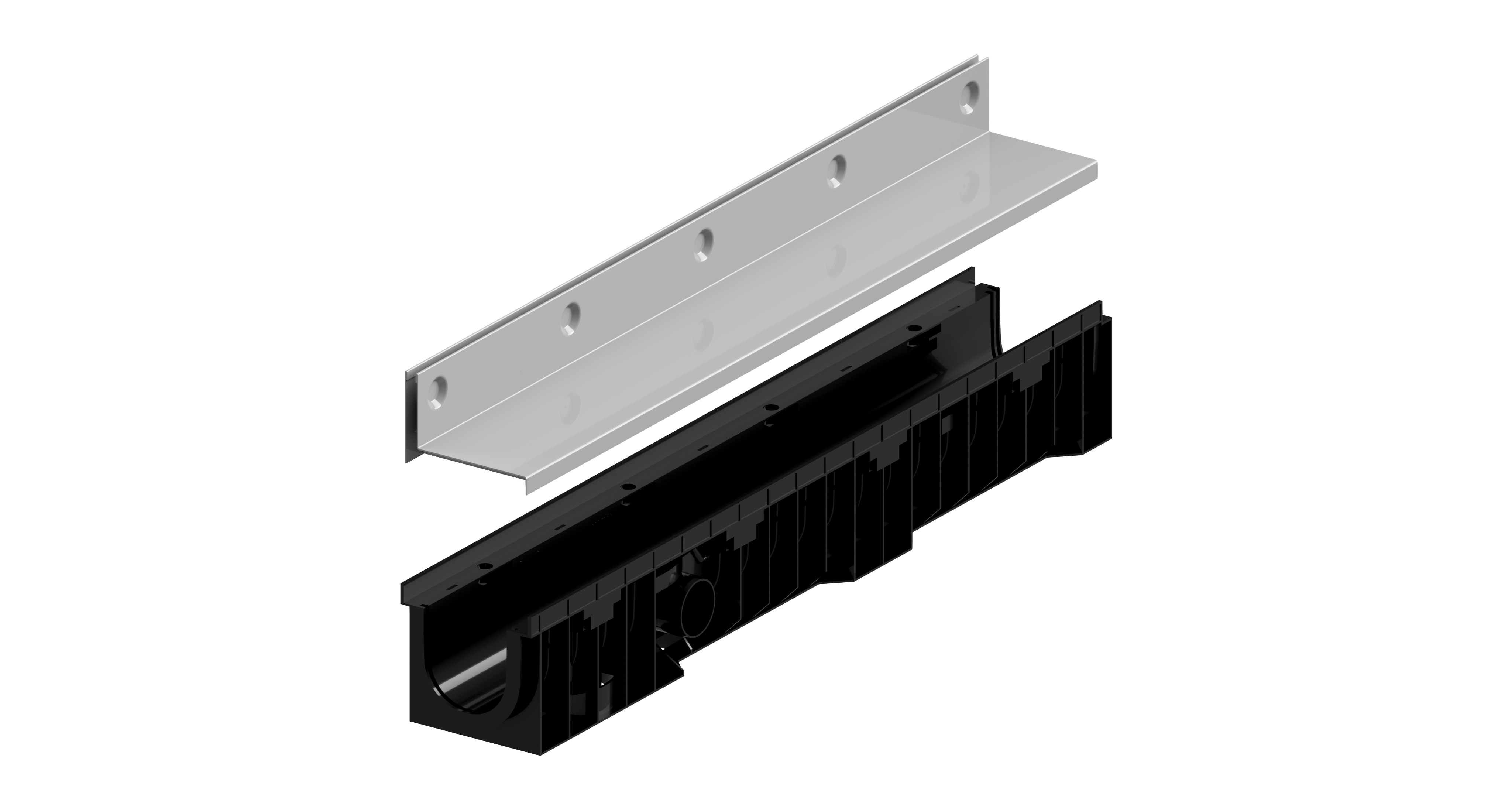 MUFLE VIP, drainage channels